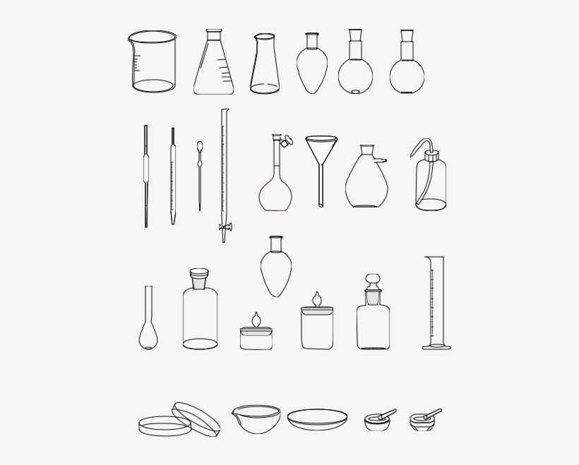 Laboratory Glassware - Chemistry Lab Glassware Transparent PNG ...