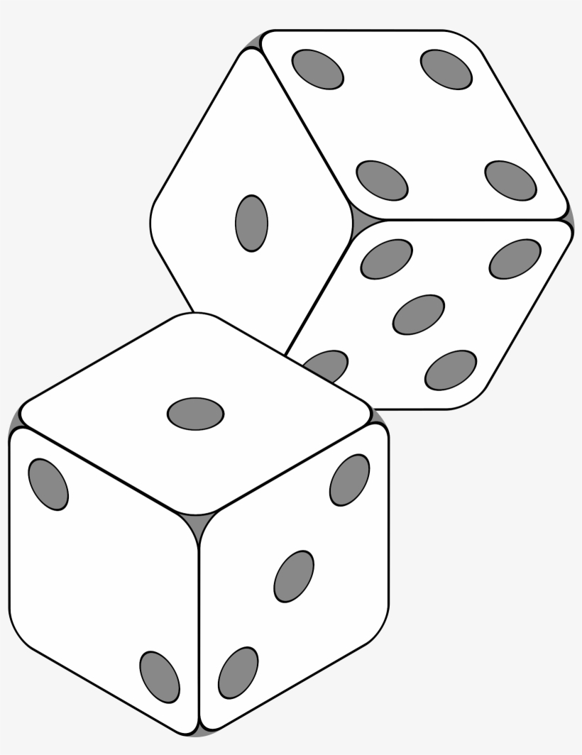 Blank Dice Clipart Free