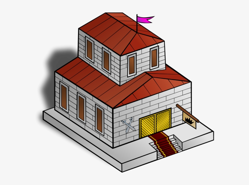 Rpg Map Symbols - Town Hall Clipart Transparent PNG - 600x600 - Free ...