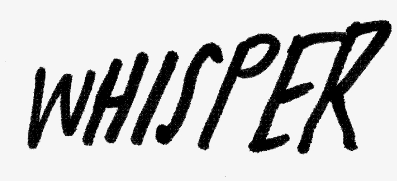 What Is Whisper - Calligraphy Transparent PNG - 1339x627 - Free ...