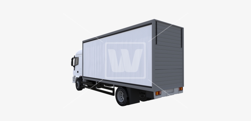 Cargo Truck Rear View - Truck Rear View Transparent PNG - 550x351 ...