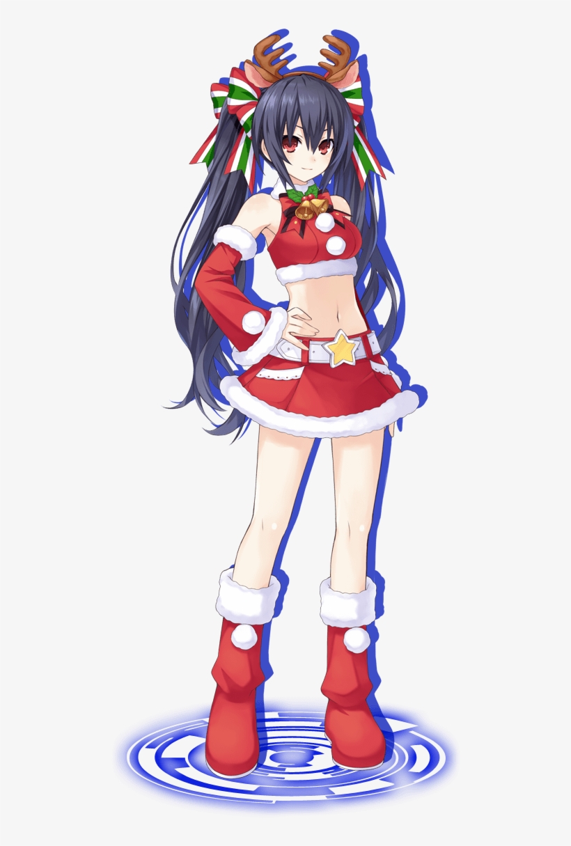 Hdn App-noire Santa - Hyperdimension Neptunia Transparent PNG ...
