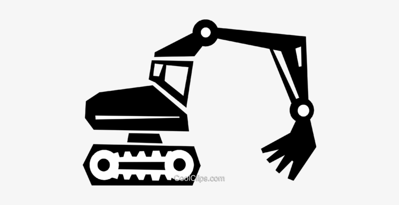 Backhoe Royalty Free Vector Clip Art Illustration Vc021455 ...