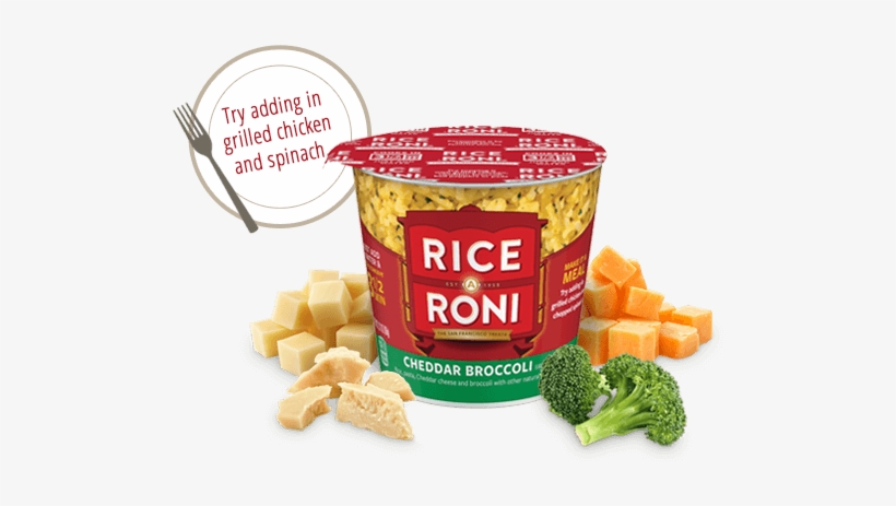 Rice A Roni Cups, Chicken, Individual Cup (pack Of Transparent PNG ...