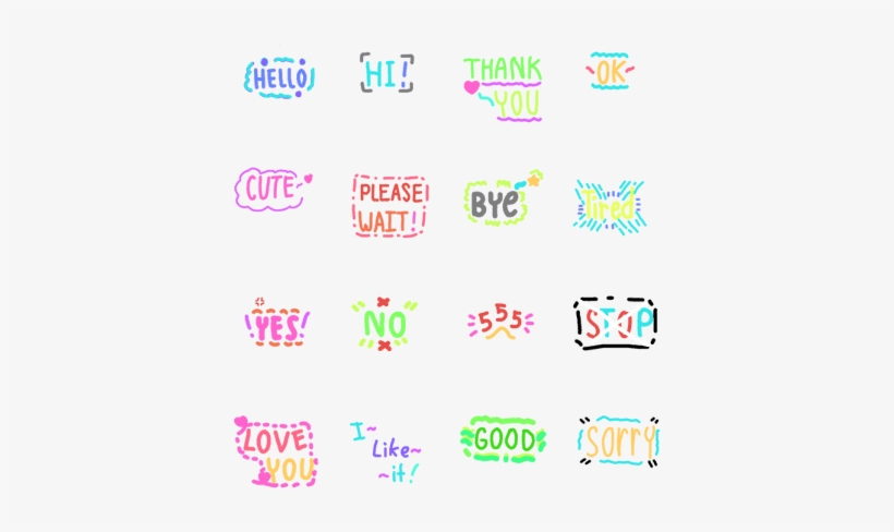 Cute Sticker - Alphabet Transparent PNG - 420x448 - Free Download on ...