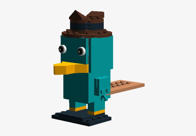 Secret Agent Perry The Platypus Brickheadz - Lego Ideas Transparent PNG ...