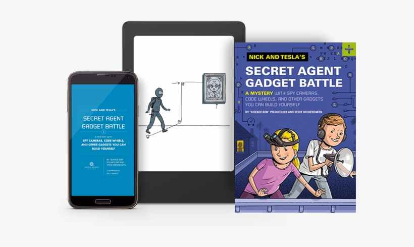 Cover For Nick And Tesla's Secret Agent Gadget Battle - Secret Agent ...