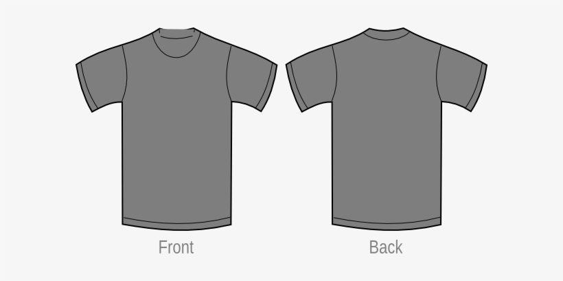 Gray Tshirt Template