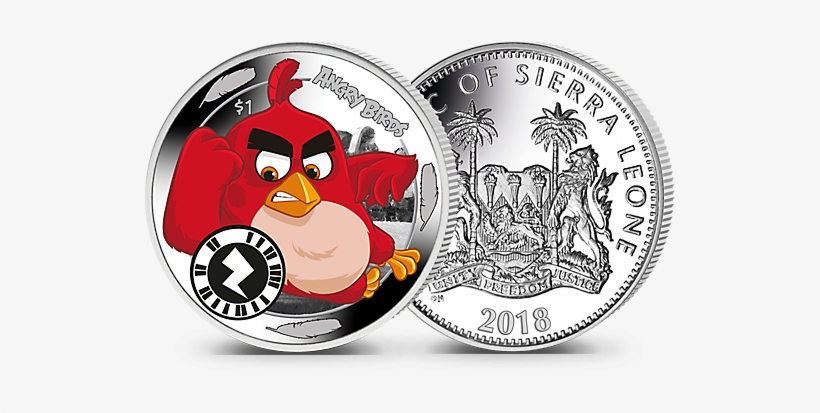 2018 Uncirculated Cupro Nickel Coin With Interactive - Angry Birds ...
