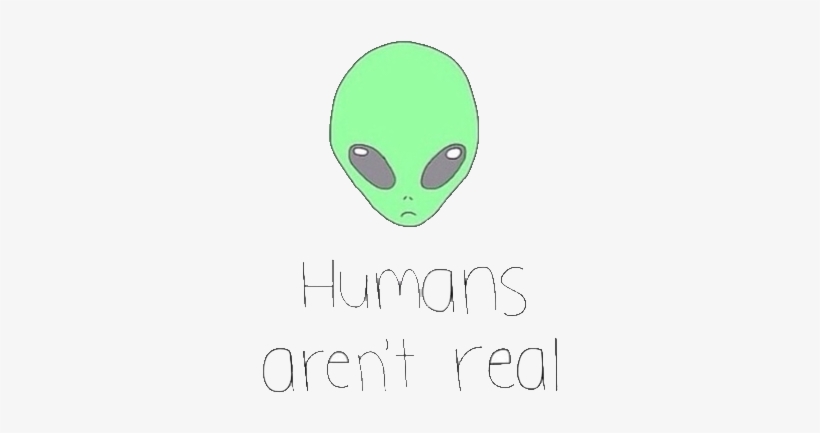 Overlay Png Tumblr - Humans Are Not Real Transparent PNG - 500x514 ...