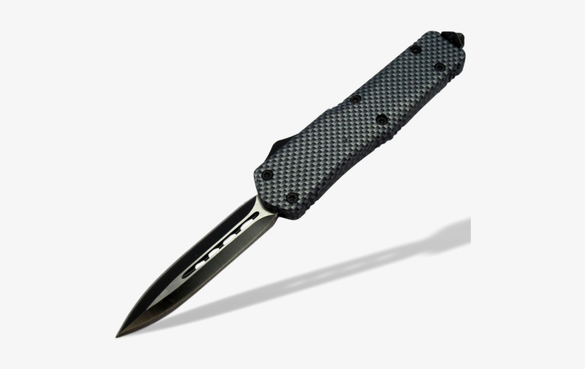 Atomic Knives "thin Man" Double Edge Carbon Fiber Otf - Knife ...