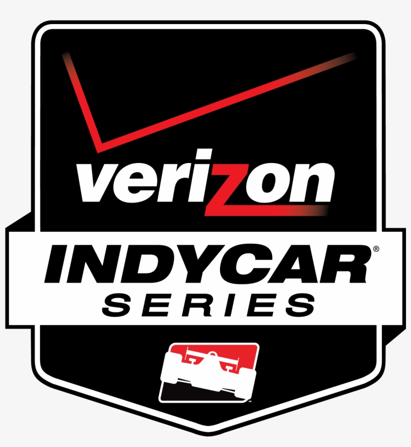 Verizon Indy Car Logo In Black - Verizon Indycar Series Transparent PNG ...