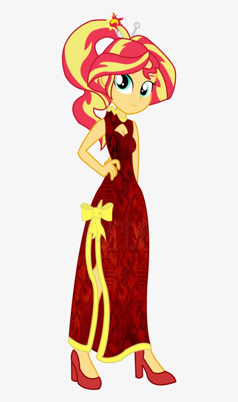 Sunset Shimmer Chinese New Year By Remcmaximus-d9r09o7 - Mlp Eg Sunset ...