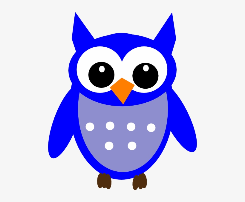 Blue Hoot Owl Clip Art - Clip Art Hoot Owl Transparent PNG - 498x599 ...
