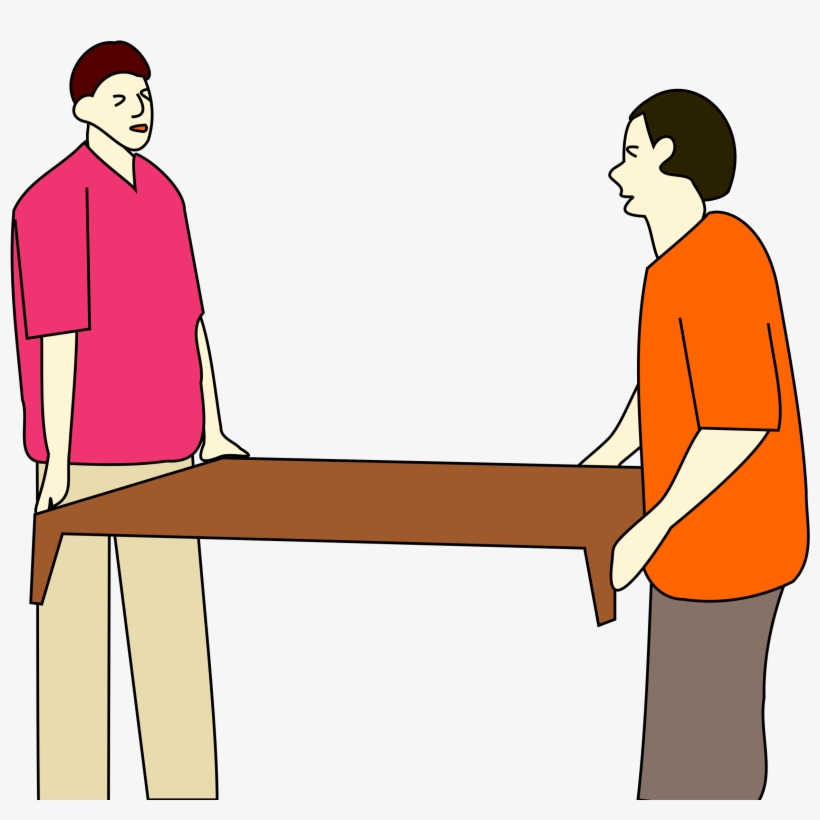 Big Image - People Moving A Table Transparent PNG - 2400x2240 - Free ...