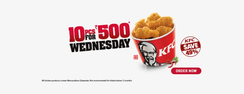 Kfc's Wednesday Special Get 10 Pcs Of Kfc's Hot & Crispy - Kfc ...