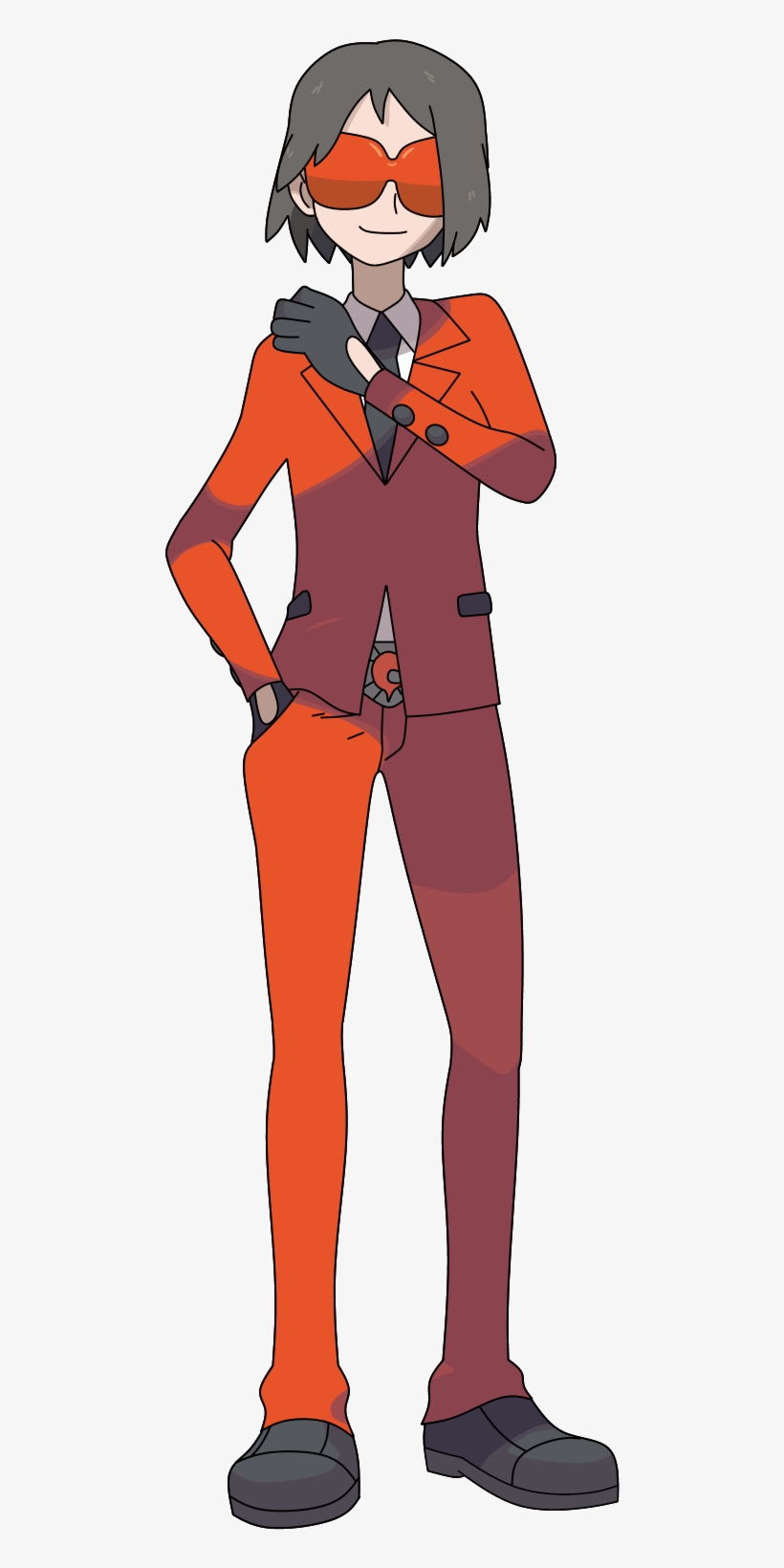 1492685986121 - Pokemon Calem Team Flare Transparent PNG - 495x1600 ...
