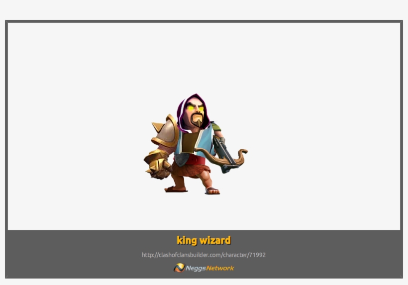 King Wizard Character - Clash Of Clans Transparent PNG - 960x624 - Free ...