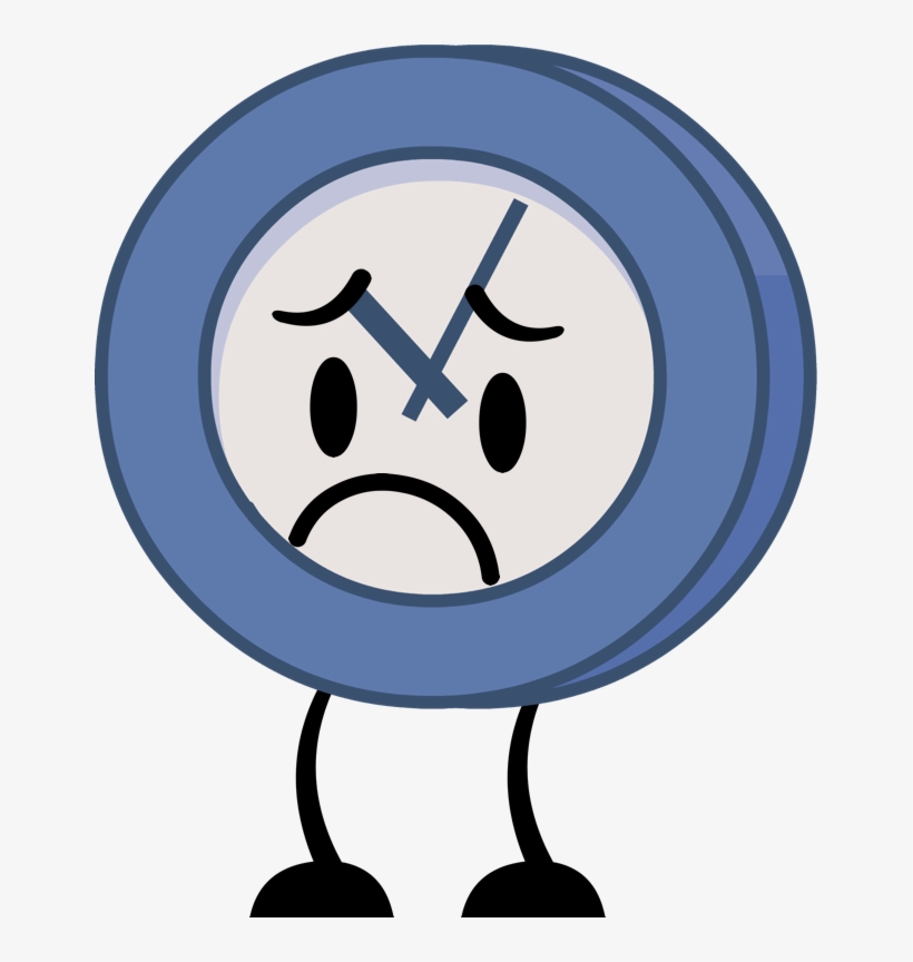 Sad Clock - Bfb Clock Transparent PNG - 649x784 - Free Download on NicePNG