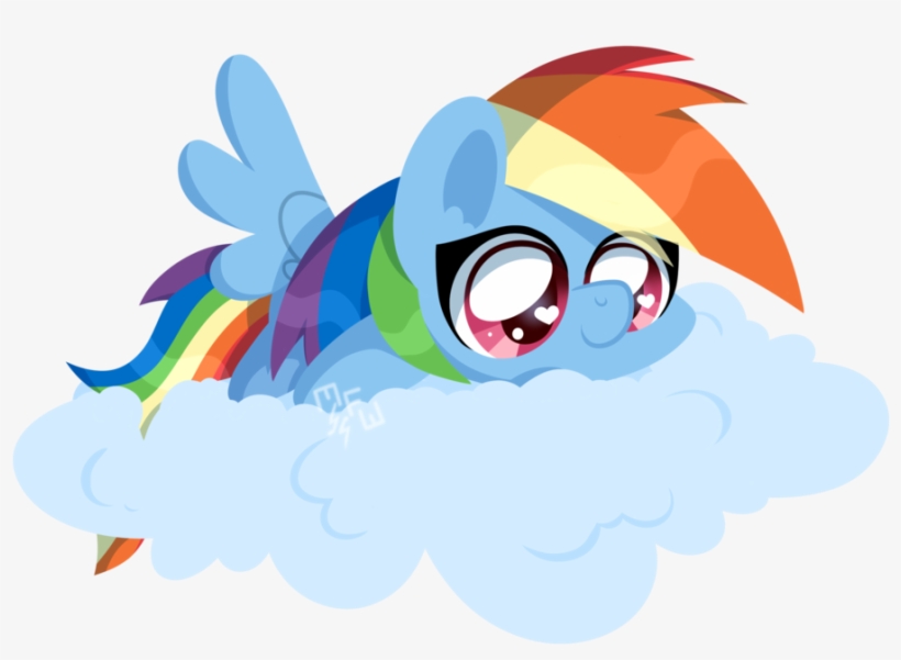 Chibi Rainbow Dash Malvorlage