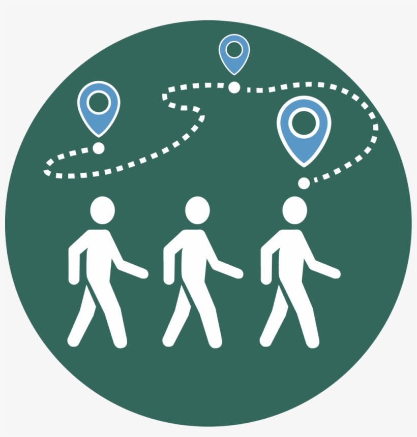 Icons Walking Tour - Walking Tour Png Transparent PNG - 1000x1000 ...