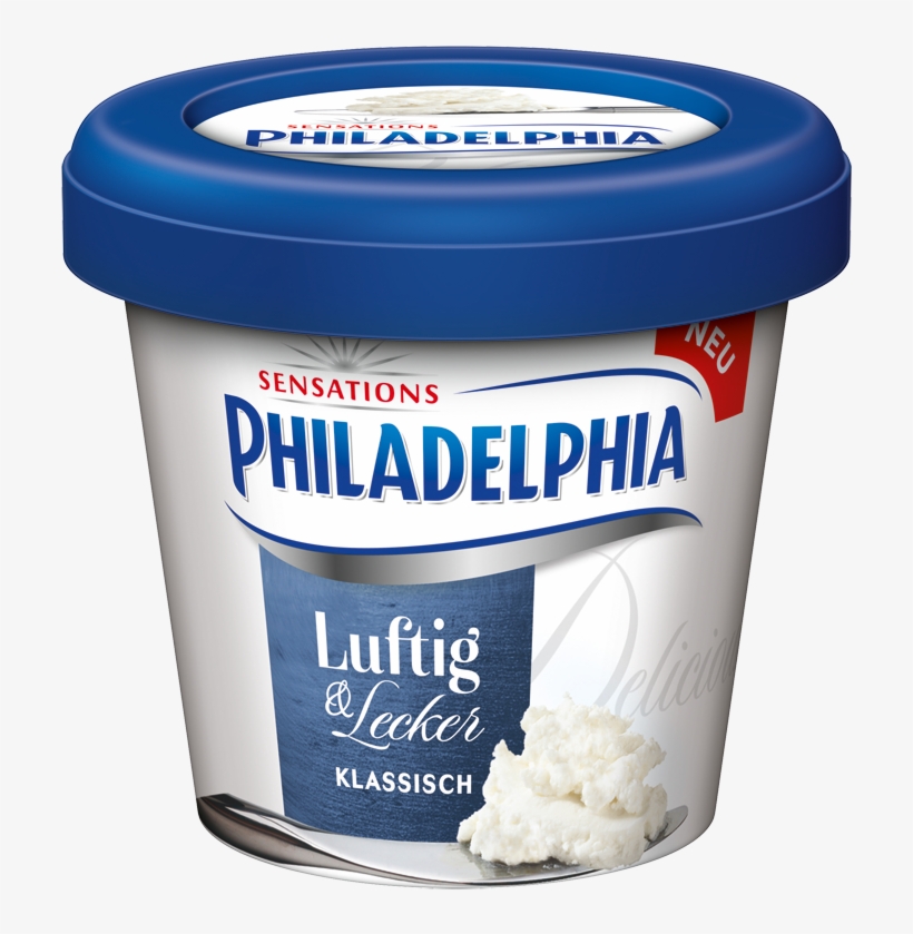 Philadelphia Luftig Und Lecker Transparent PNG - 752x800 - Free ...