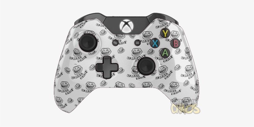 White Trollface - Resident Evil Xbox Controller Transparent PNG ...