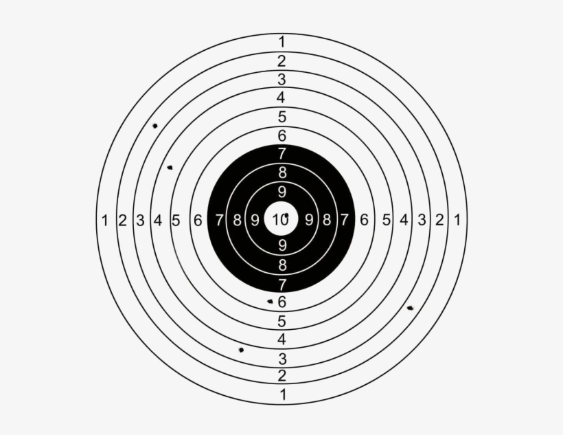 Shooting Target Png Download Image - Terče Na Střílení Transparent PNG ...
