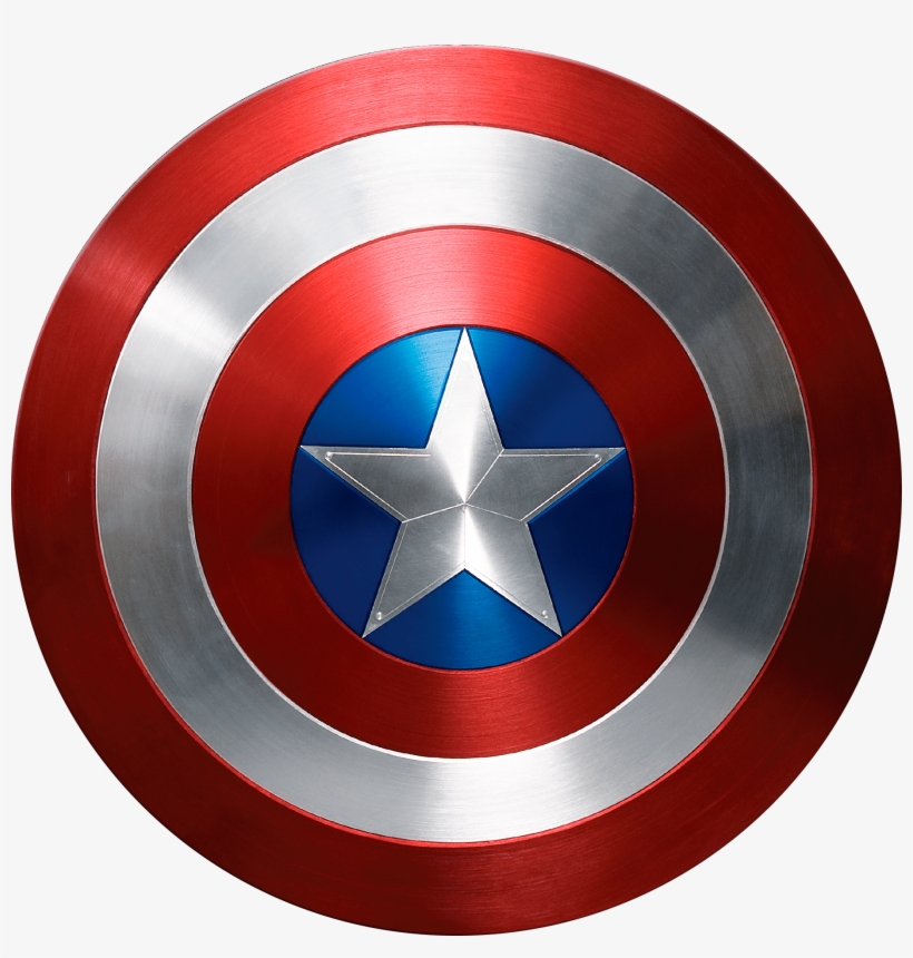 Captain America Photorealistic Shield - Captain America Logo ...