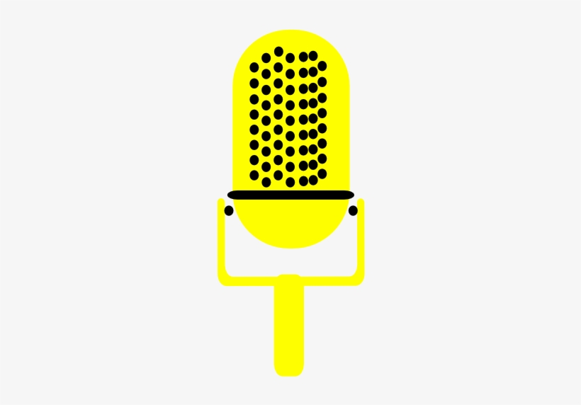 Music Vector Microphone - Yellow Microphone Clipart Transparent PNG ...