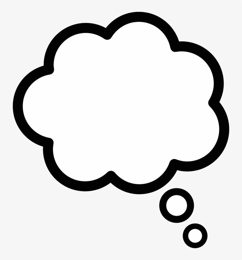 Thought Bubble Transparent PNG - 546x595 - Free Download on NicePNG