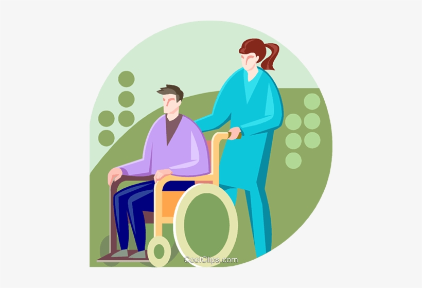 Physically Disabled Man In A Wheelchair Royalty Free - Clipart Disabile ...