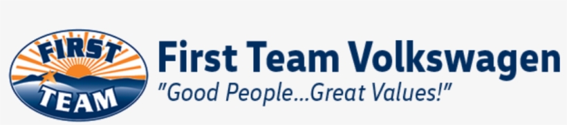 First Team Vw Logo - First Team Auto Mall Transparent PNG - 1075x375 ...
