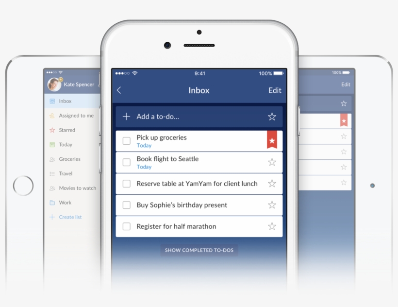 Download Wunderlist App Iphone - HD Transparent PNG - NicePNG.com