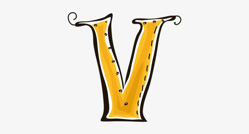 Letter V Sticker - Letra V Png Transparent PNG - 374x361 - Free ...