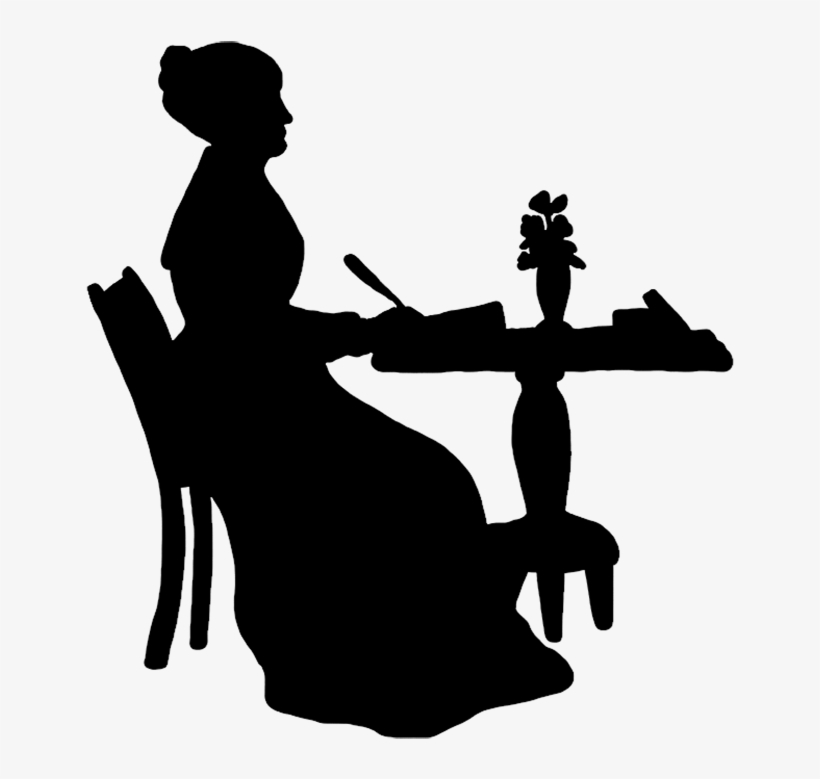 Writing Silhouette At Getdrawings - Silhouette Of A Woman Writing ...