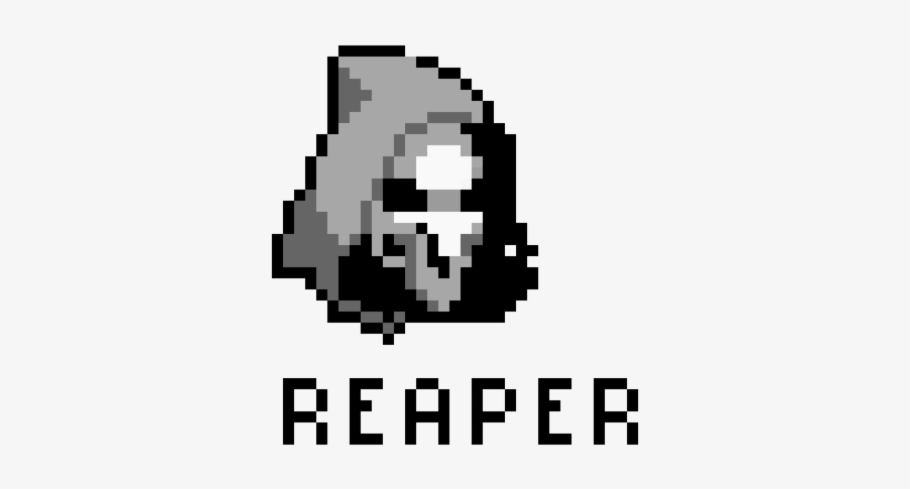 Download Reaper Sprite Overwatch Pixel Art - Minecraft Pixel Art Reaper ...