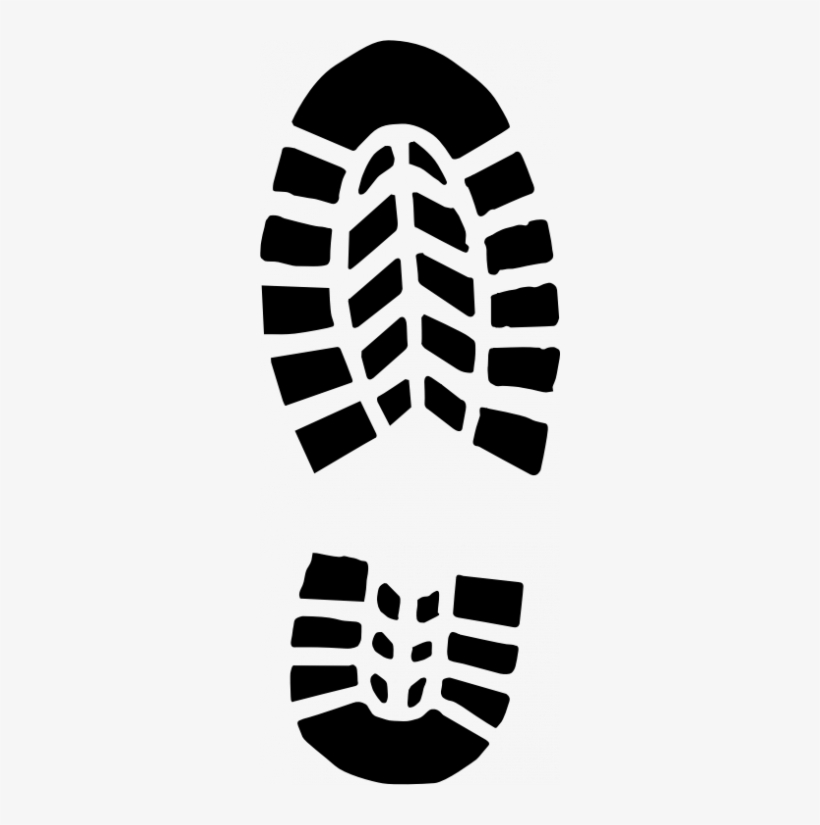 Org-male Shoe Footprint Vector Clip Art - Shoe Sole Clipart Transparent ...