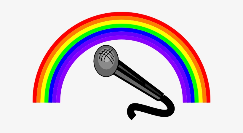 Rainbow Mic Clip Art - Many Colours In A Rainbow Transparent PNG ...