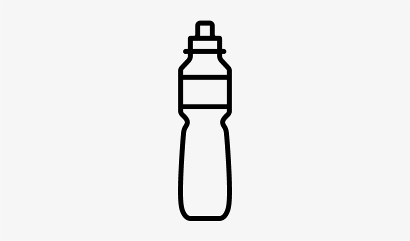Download Bottle Of Water Vector - Outline Of A Water Bottle - HD ...