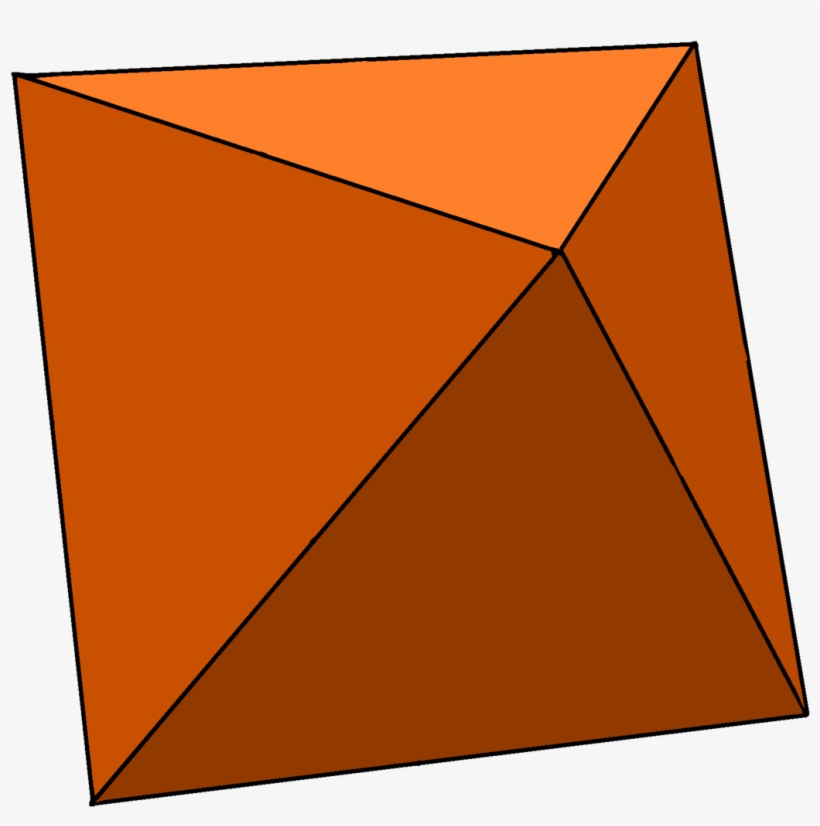 Octahedron Orange - Octahedron Transparent PNG - 1045x1024 - Free ...