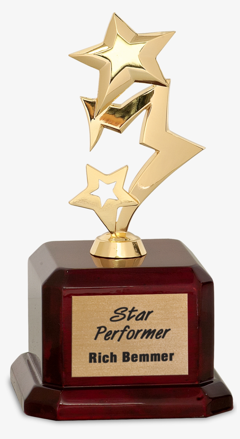 Star Performer Award - Trophy Awards Star Transparent PNG - 841x1500 - Free Download on NicePNG