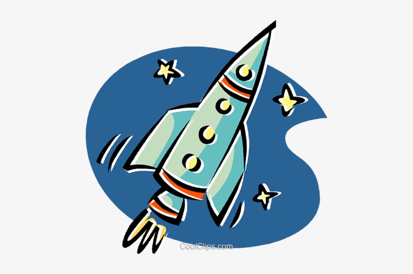 Download Rocket Ship Flying Through Space Royalty Free Vector ...
