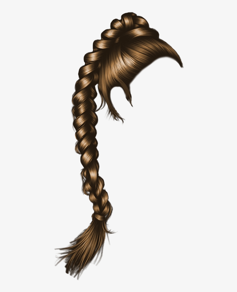 Free Download Transparent Braid Png Clipart Cabelo - Long Braid Hair ...