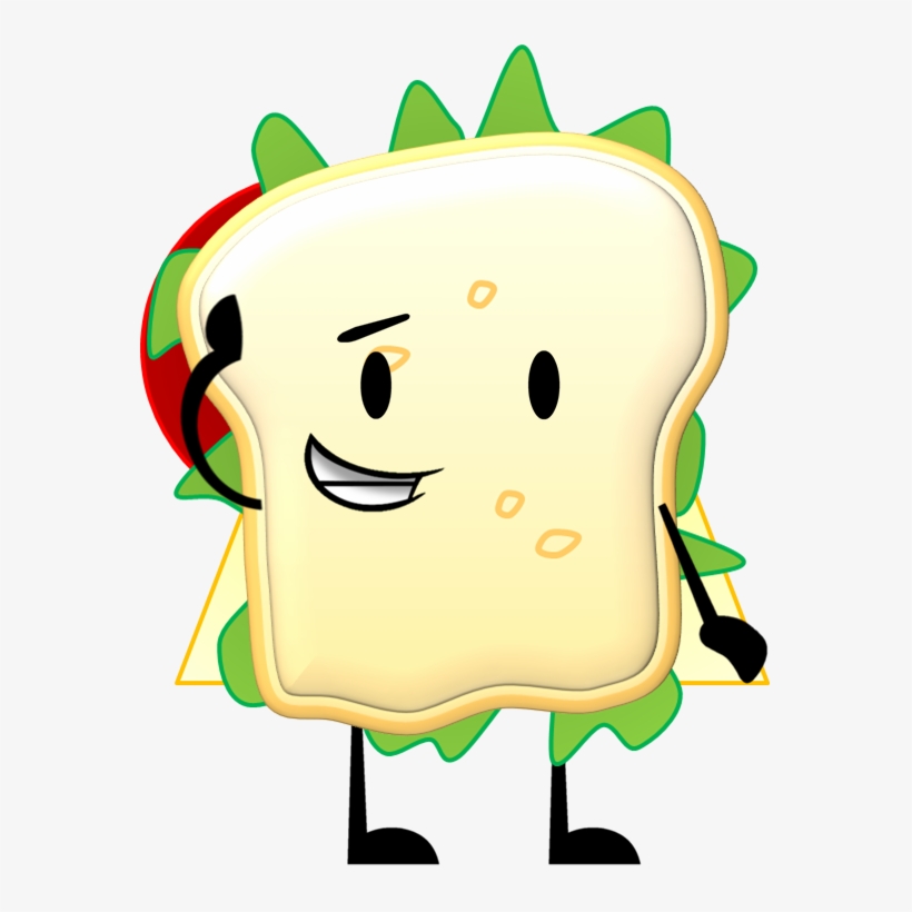 Download Sandwich Clipart Bfdi - Bfdi Sandwich - HD Transparent PNG ...