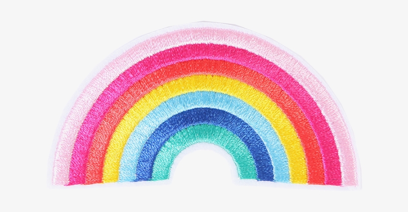 Bij Kiki Iron-on Patch Rainbow - Bij Kiki - Patch Rainbow Transparent ...
