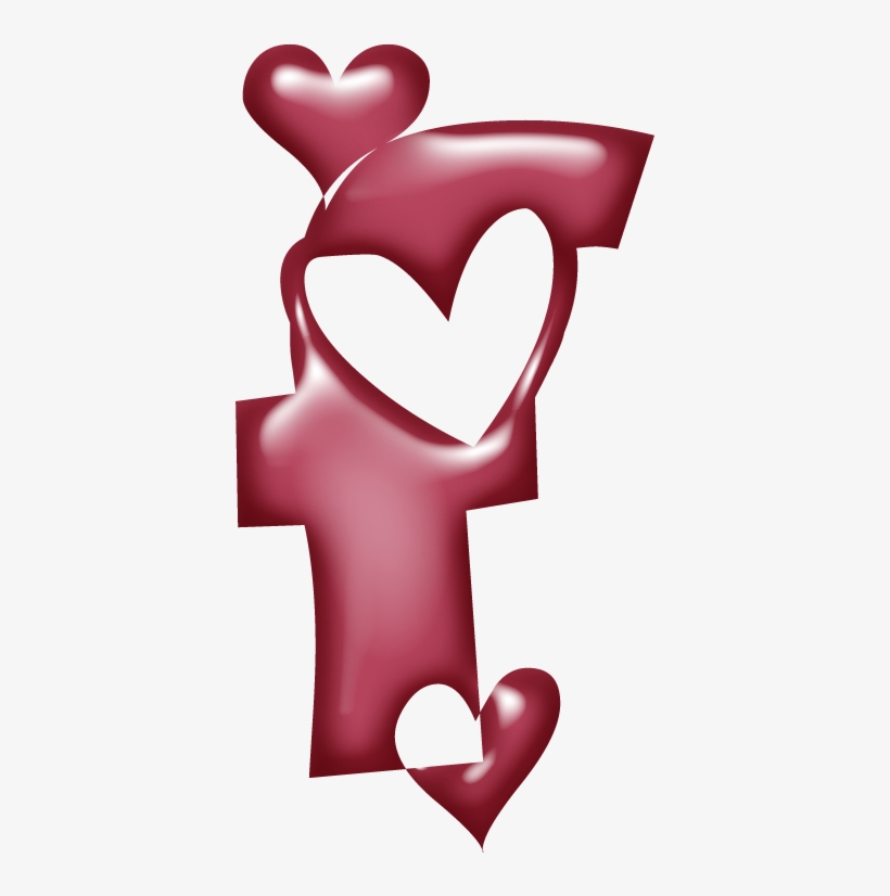 Alfabeto Muy Grande Con Corazones - Abecedario En Letras De Corazones ...