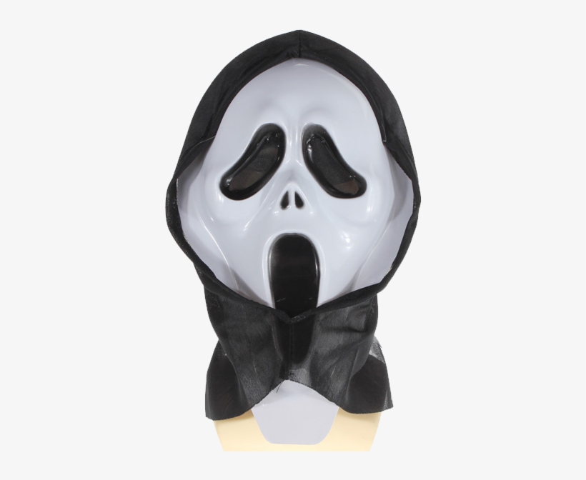 Crazy Scared Ghost Scream Face Mask Costume Party Halloween Transparent ...