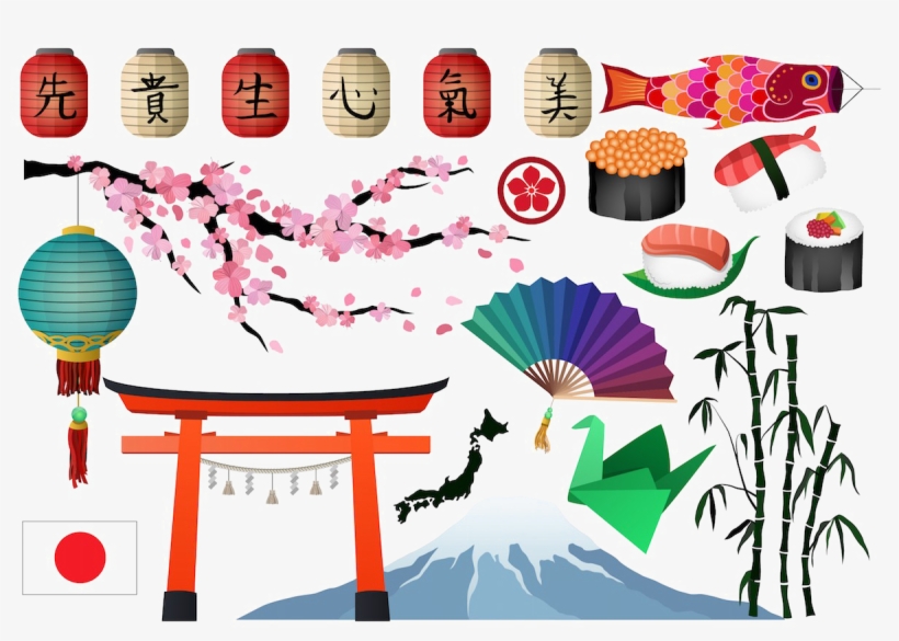 Japanese Elements Png Pic - Japanese Design Elements Transparent PNG ...