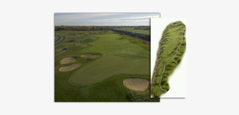 The Prairie Grasses And Fescue-covered Mounds Border - Golf Course ...